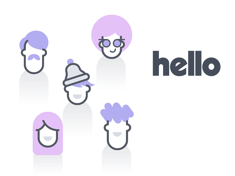 hello - meet people who share your passions by Brandon Evans on Dribbble