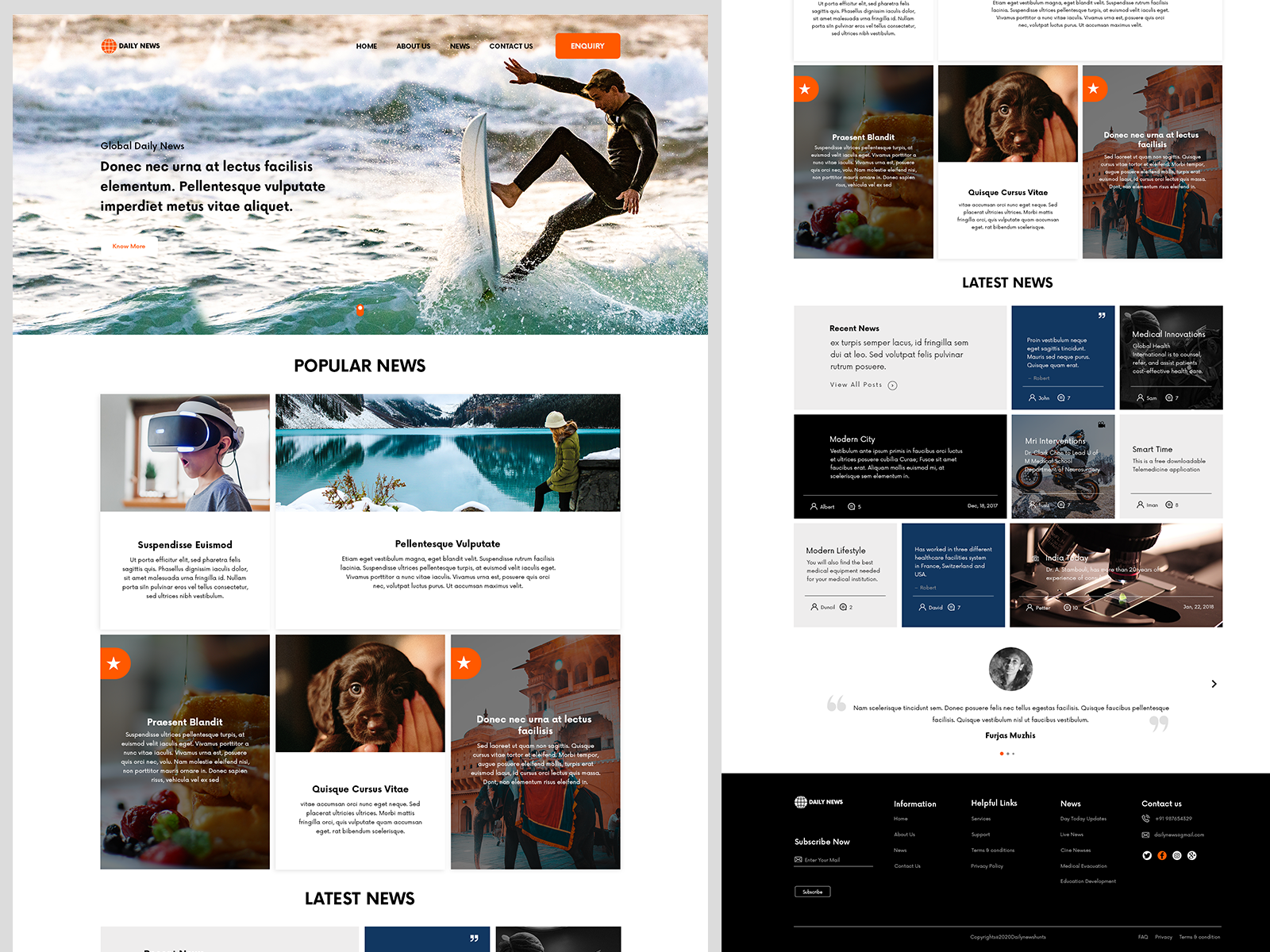 Global News Hunt by Revathi S on Dribbble