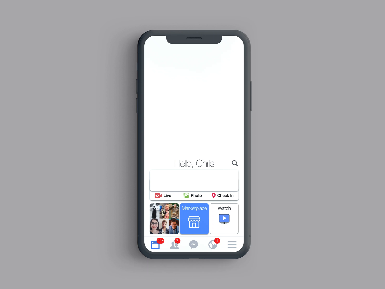 Facebook landing Page Animated by Christopher Kuchta on Dribbble