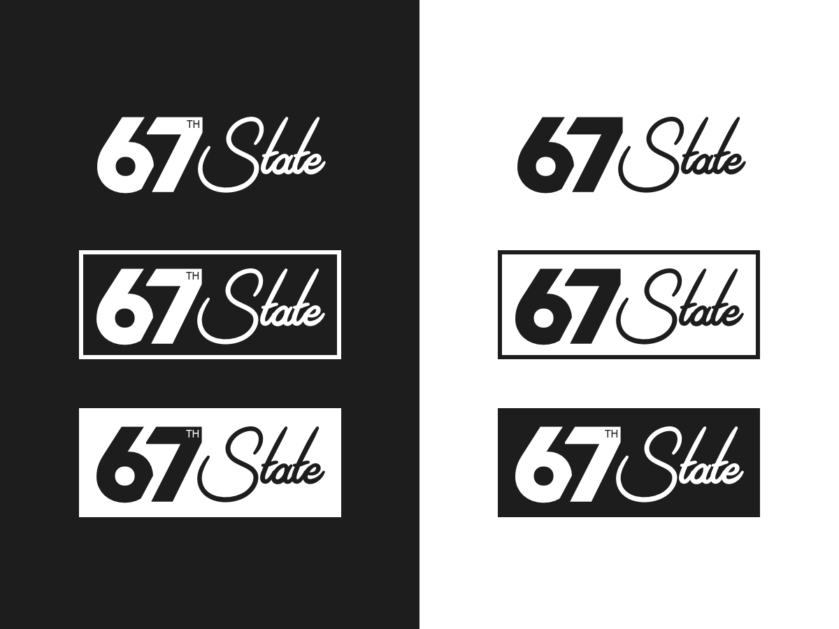 67th State brand logo by Kieron Marr on Dribbble
