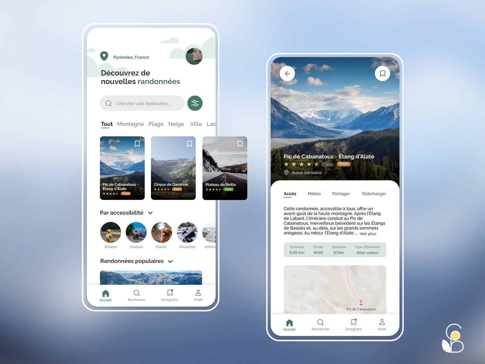 Trek App ! by CassandraB. UX-Design on Dribbble