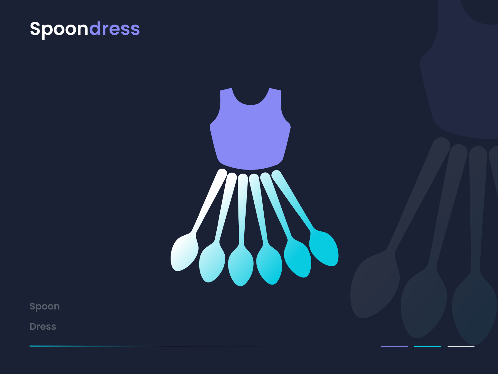 Spoon Dress by Trendy logo on Dribbble