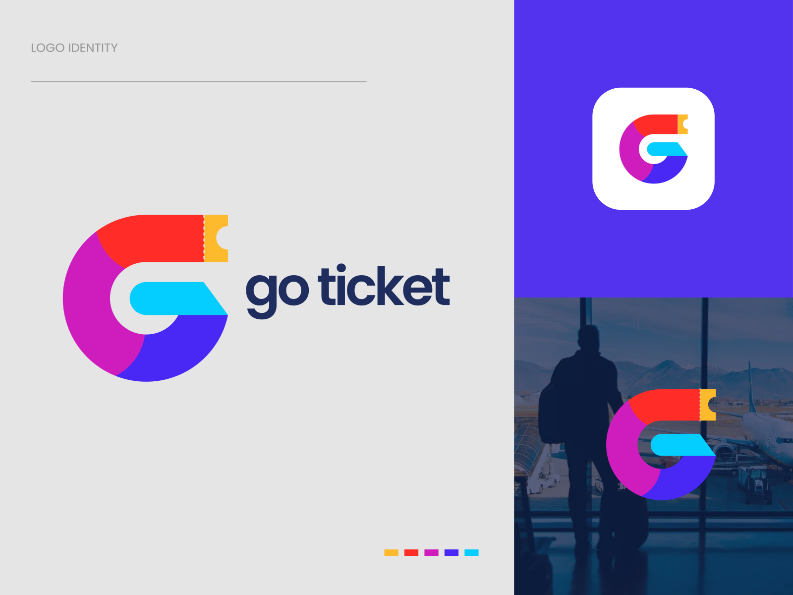 Go Ticket by Trendy logo on Dribbble