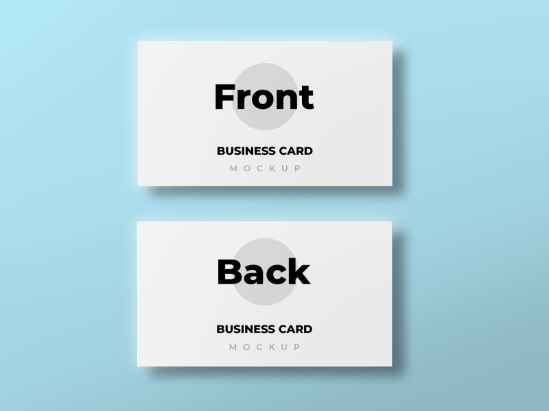 Visiting card mockup by Graphic Arena on Dribbble