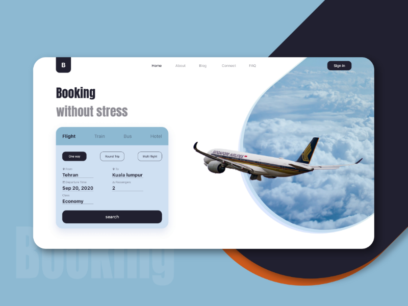 Booking website - UI design by Amir Tavana on Dribbble