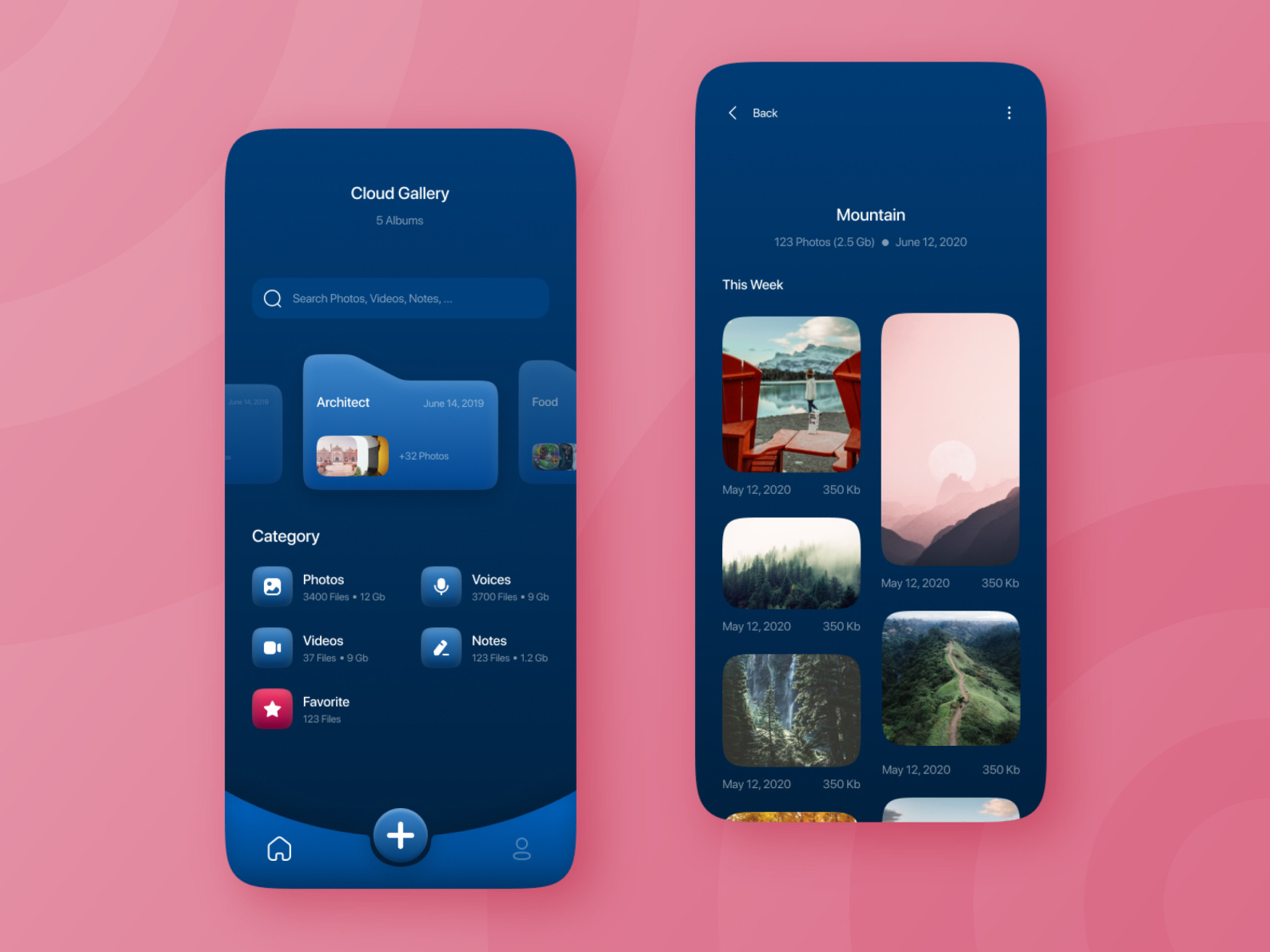 Cloud App - UI Design by Amir Tavana on Dribbble