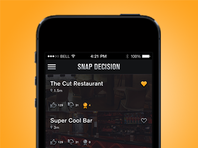 Snap Decision by Dan Malarkey for feature[23] on Dribbble