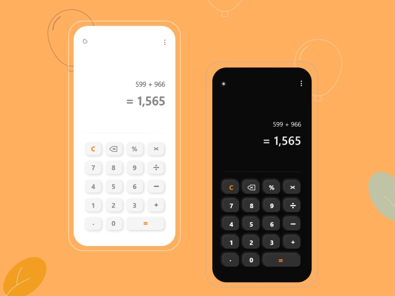 Calculator by Anisur Rahaman on Dribbble