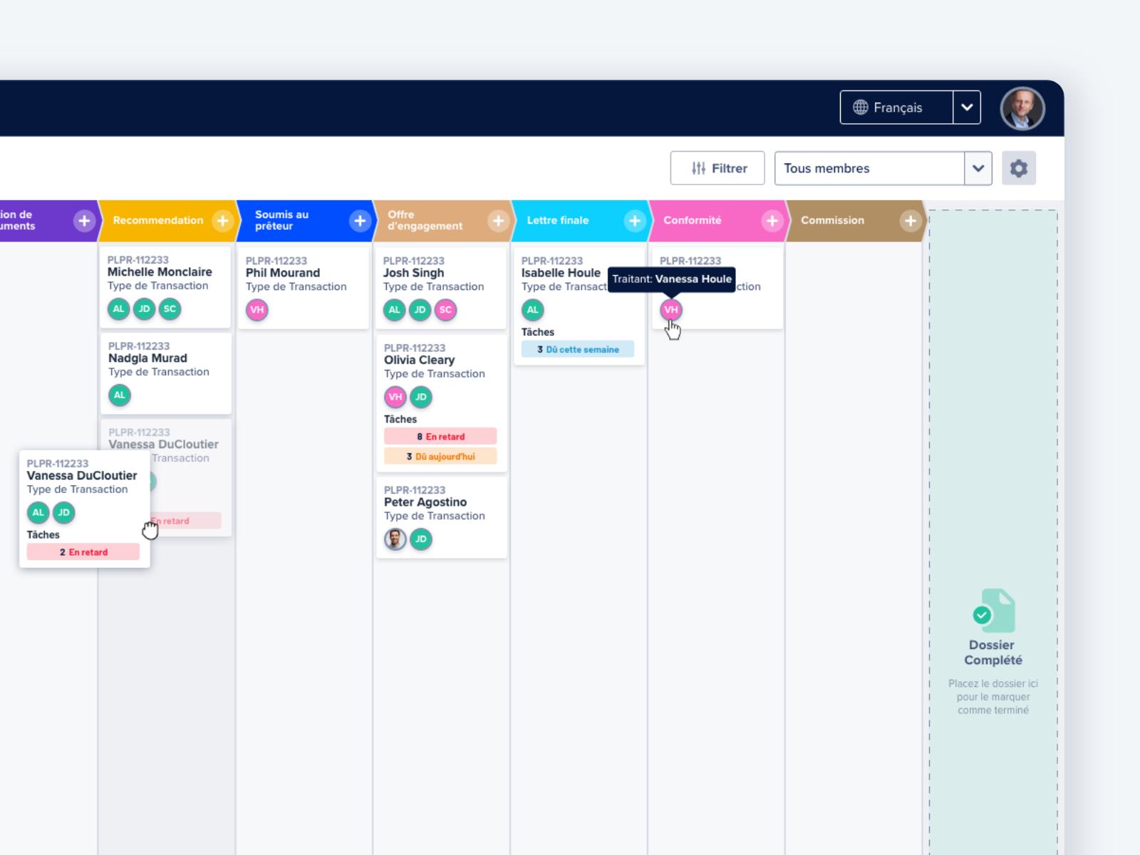 Kanban Board by Kevin Houle on Dribbble