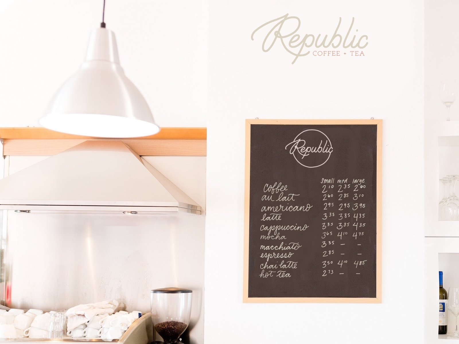 Logo and Menu Design - Republic Cafe by Hannah Leitch on Dribbble