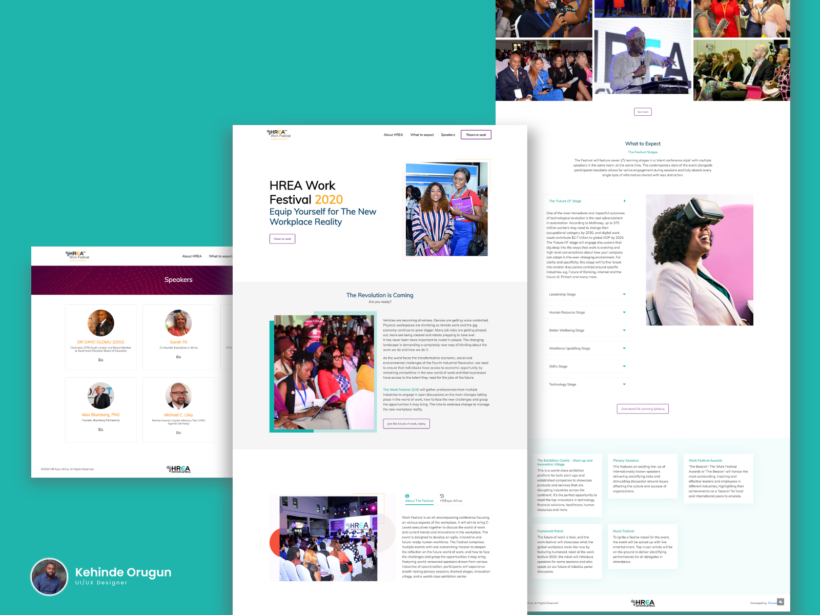 HREA Website Design by Kehinde Orugun on Dribbble