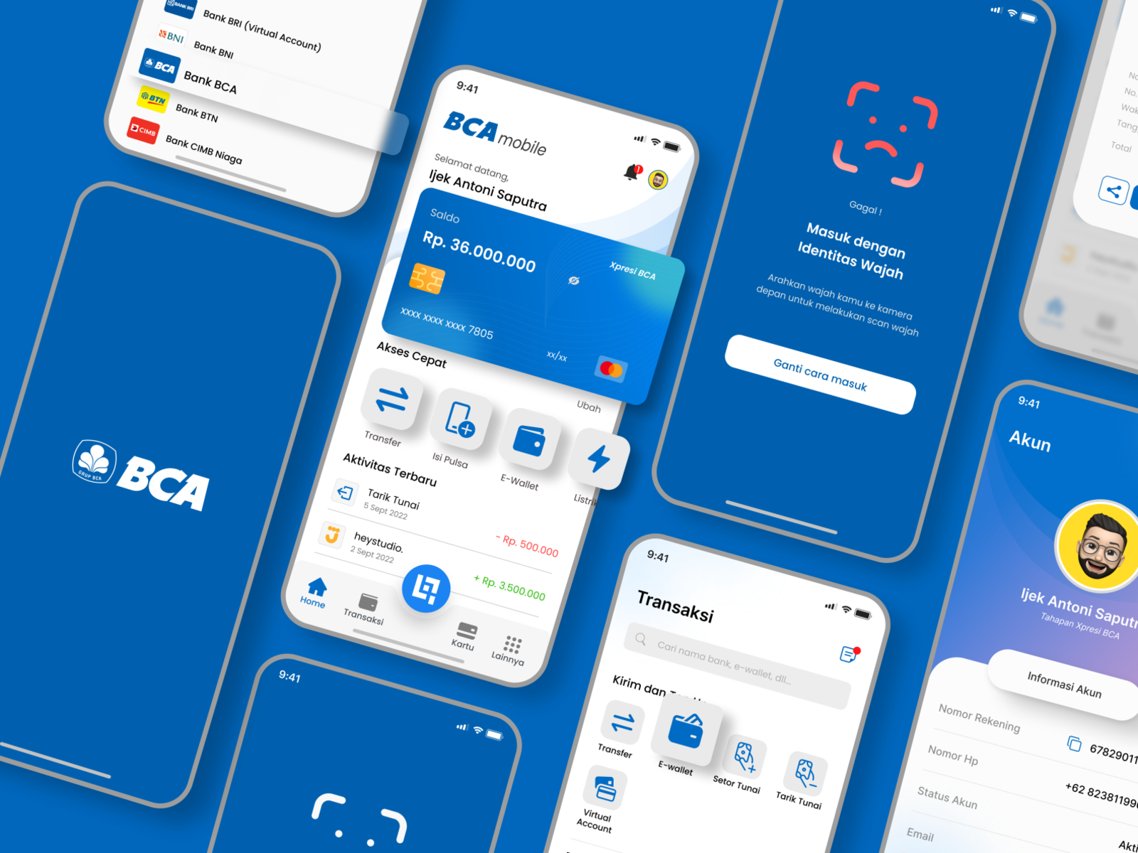 Case Study: M-BCA App Redesign by heystudio. on Dribbble