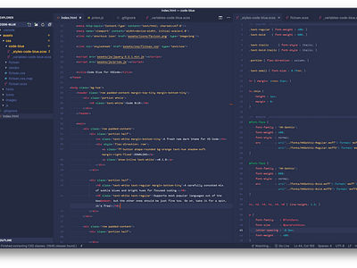 Code Blue for VSCode by Sujan on Dribbble