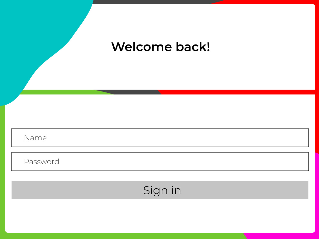 Simple Sign In by Bobbay on Dribbble