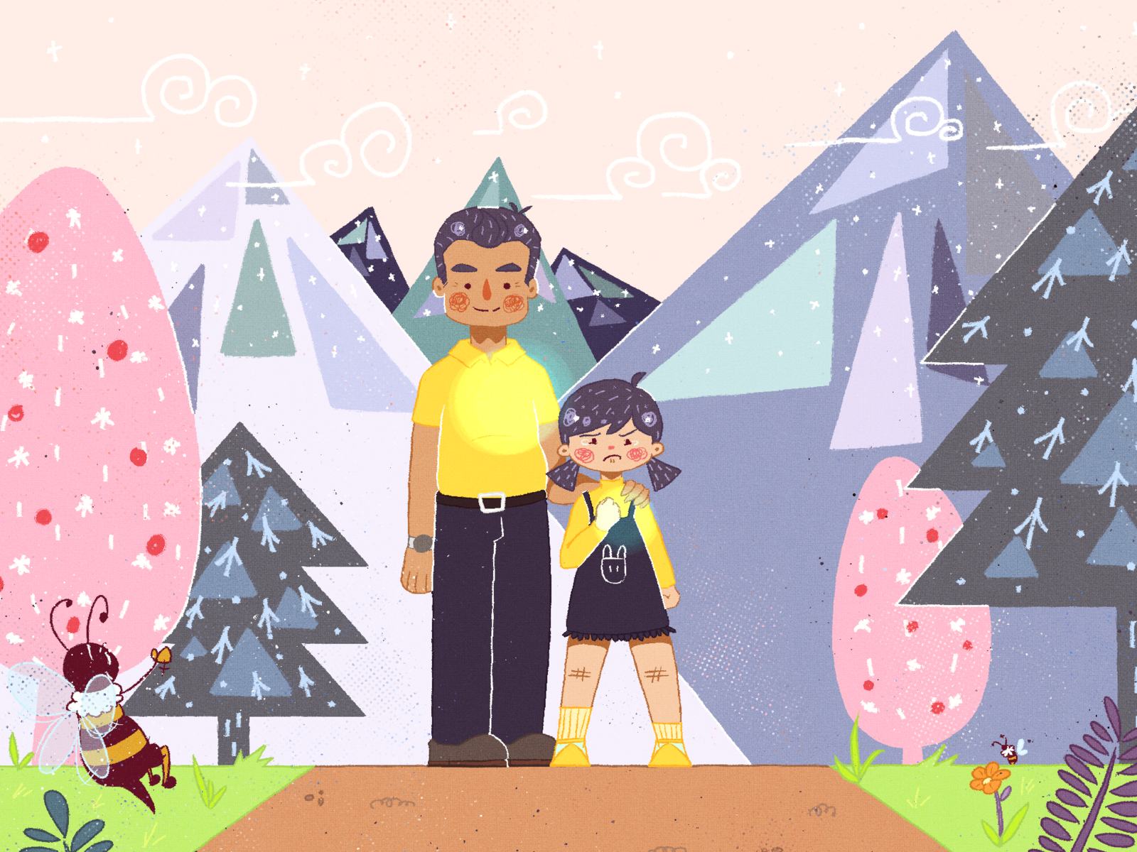 Tough love by Rozie on Dribbble