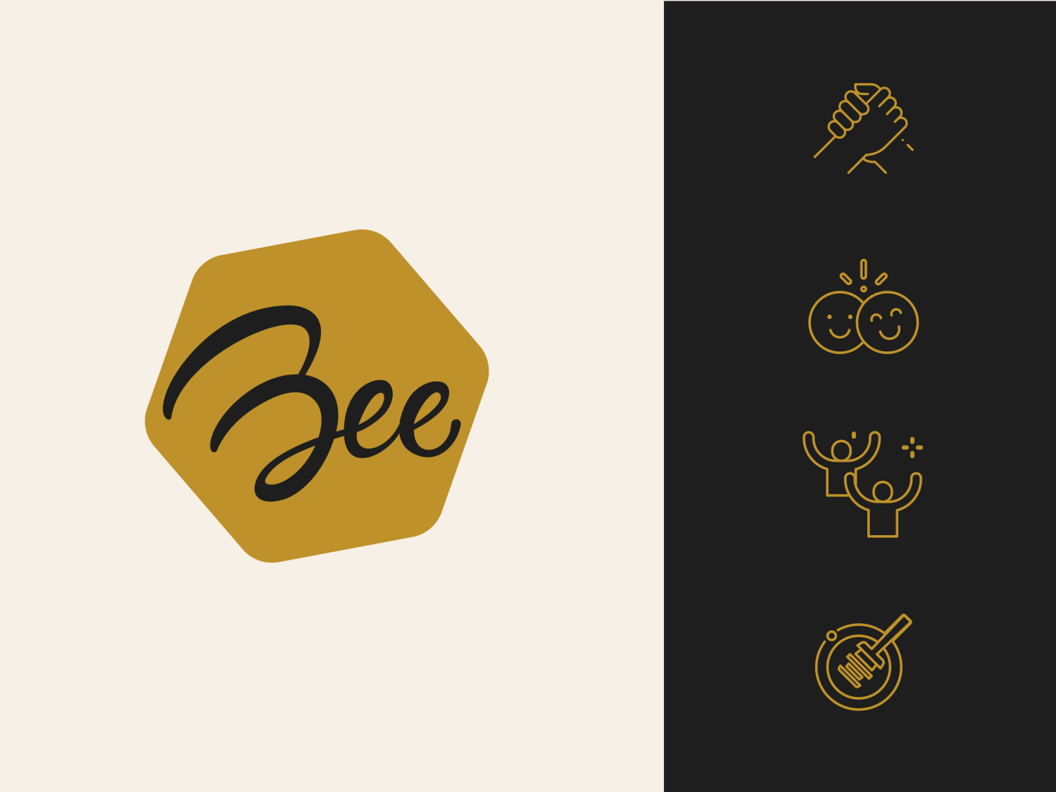 Bee Logo and Icons by Tea Tom on Dribbble