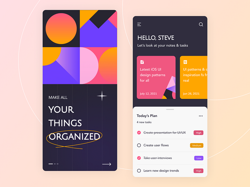 Browse thousands of Notes App images for design inspiration | Dribbble
