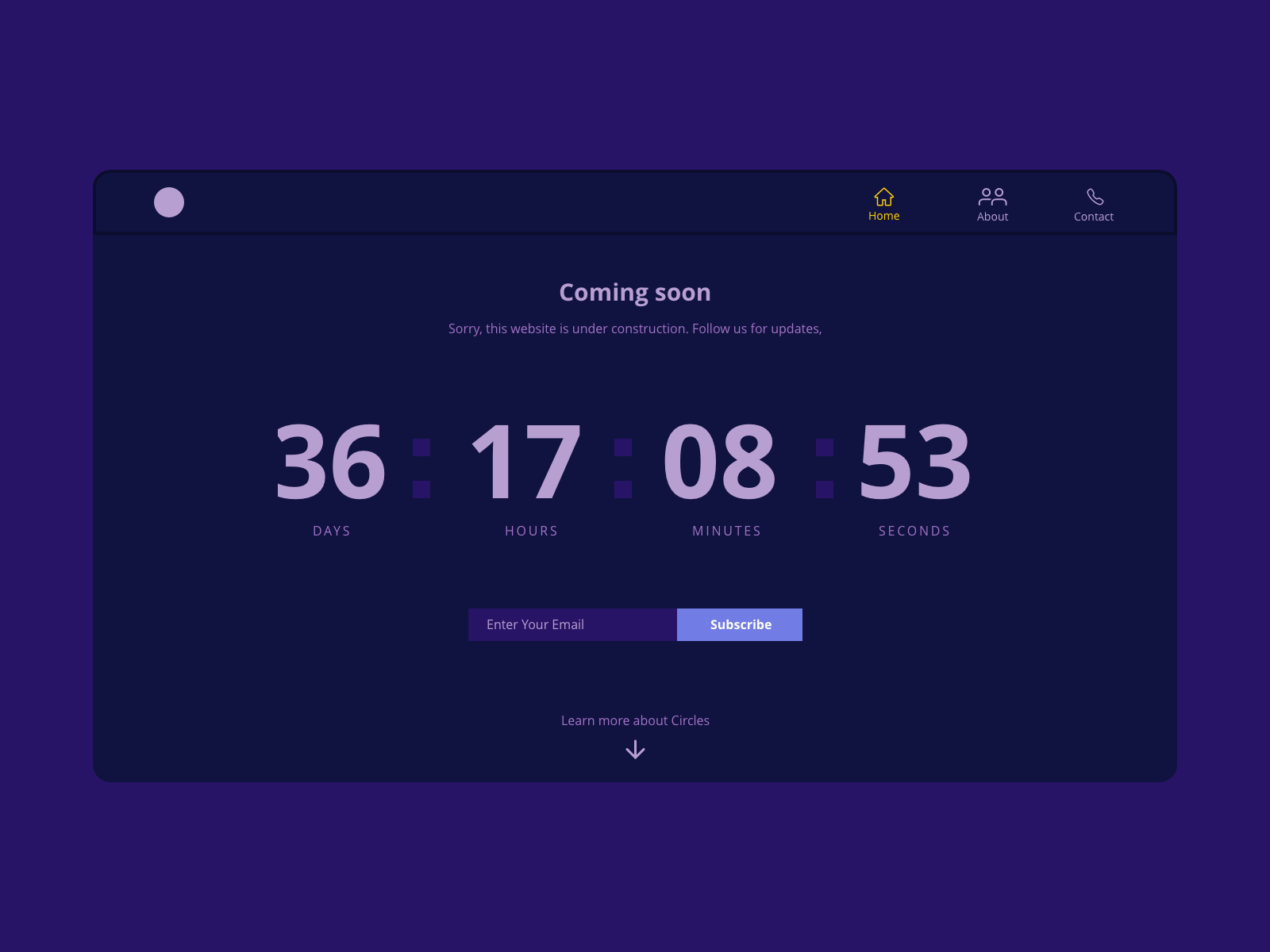Daily UI 14: Countdown Timer by Alisha Mahajan on Dribbble