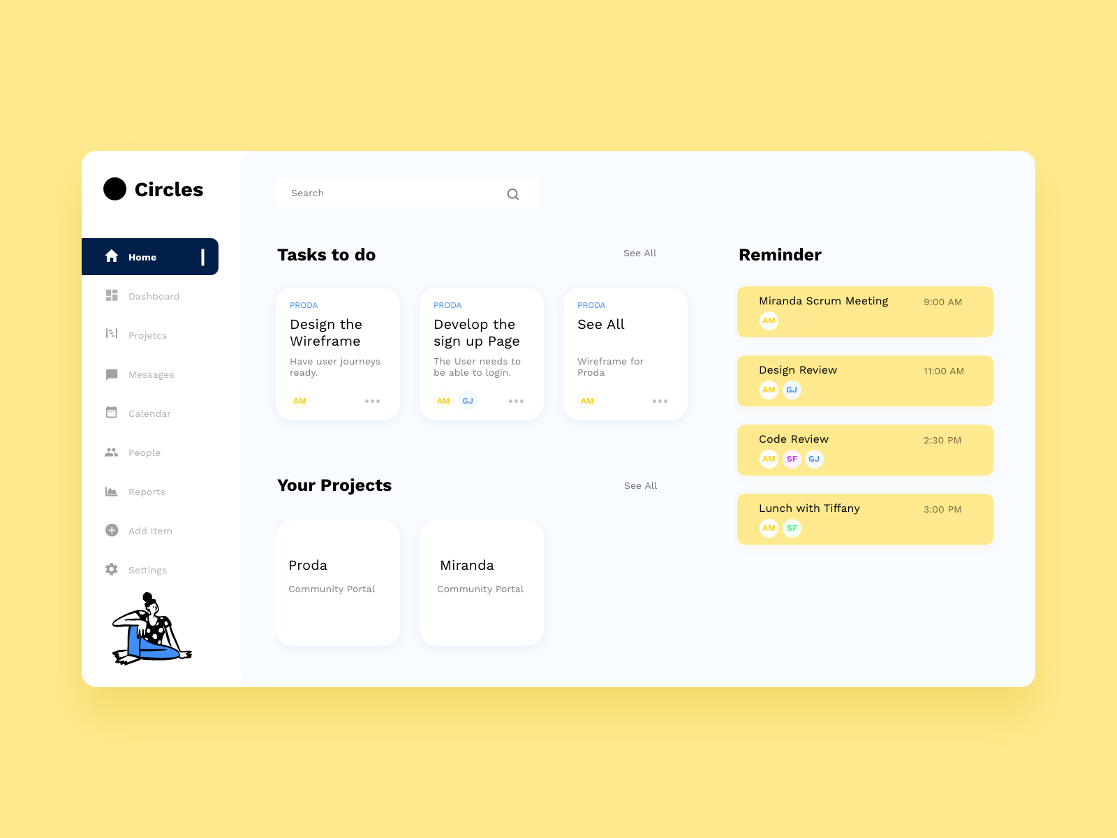 Daily UI 38: Employee Dashboard by Alisha Mahajan on Dribbble