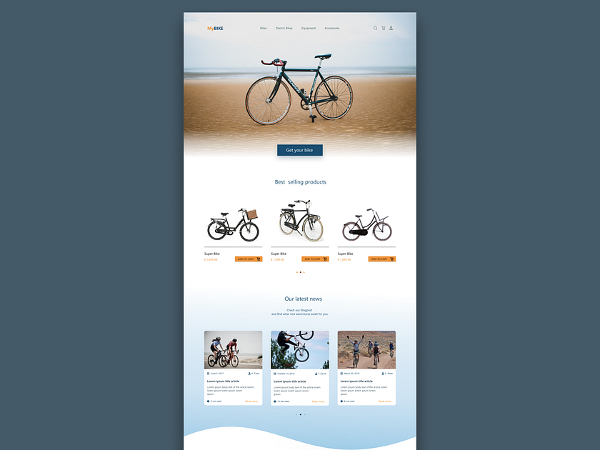 Bike Website designs, themes, templates and downloadable graphic ...