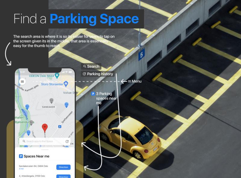 Find Parking Space by Martins on Dribbble