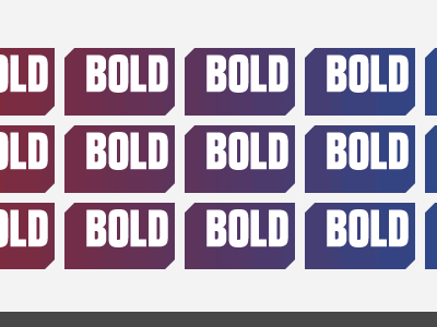 Bold Buttons [Animated] by Cody Peterson on Dribbble