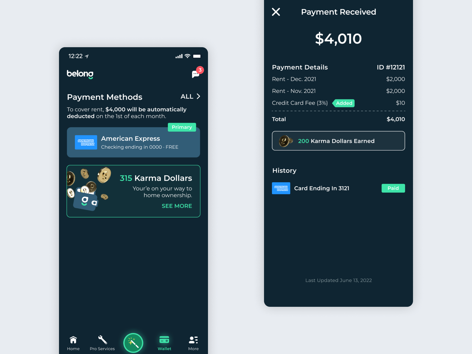 Belong app payment by Randy Lee on Dribbble