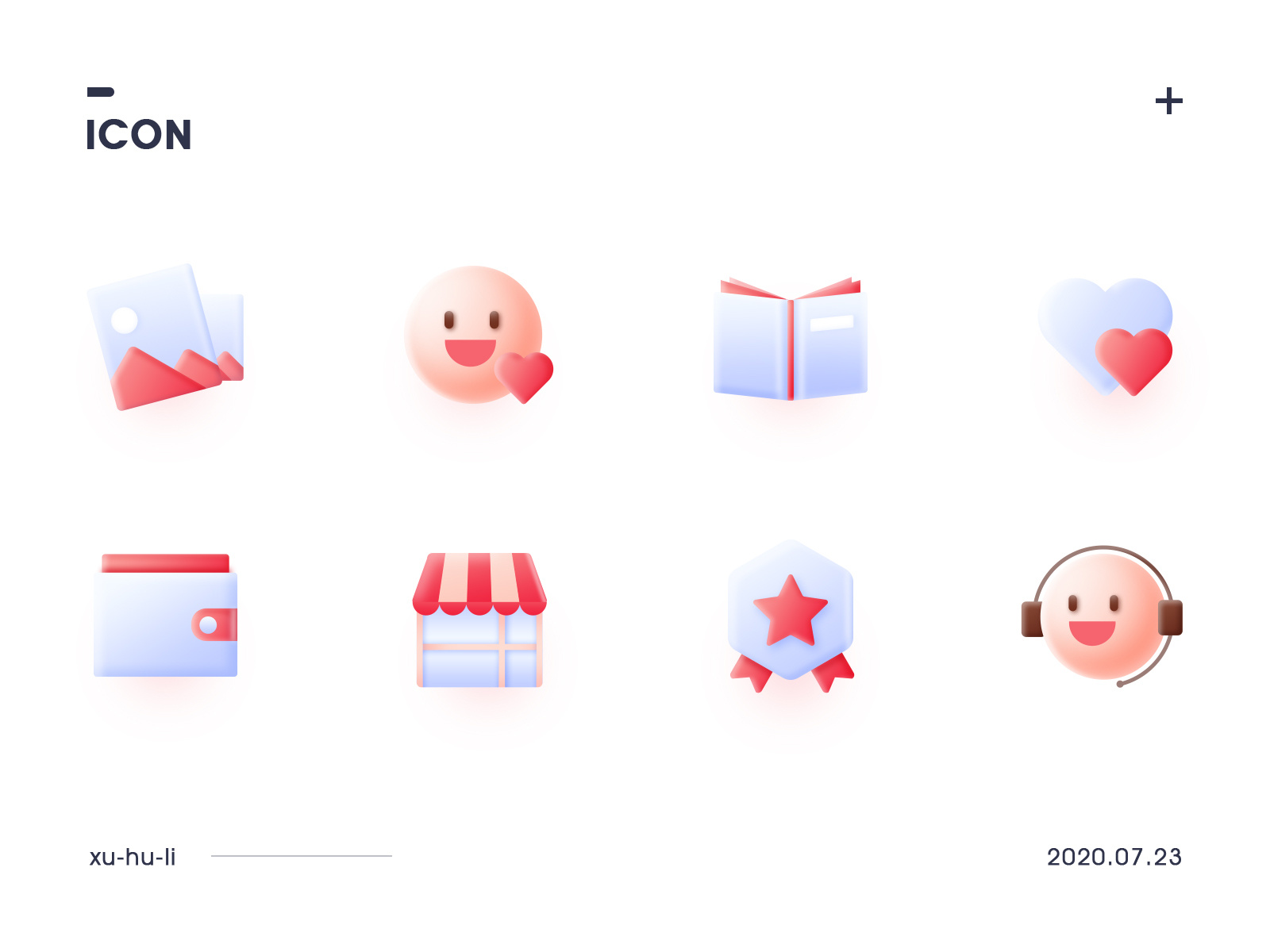 Realistic icons by Huli.Xu on Dribbble