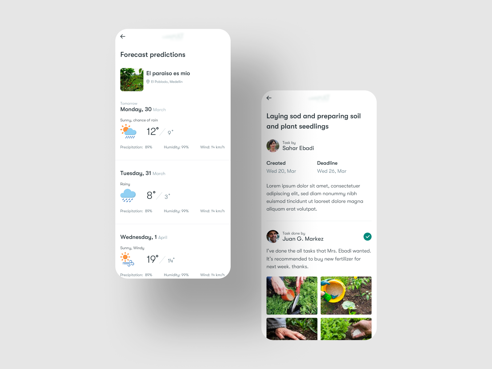 Farm management Mobile App by Raad on Dribbble