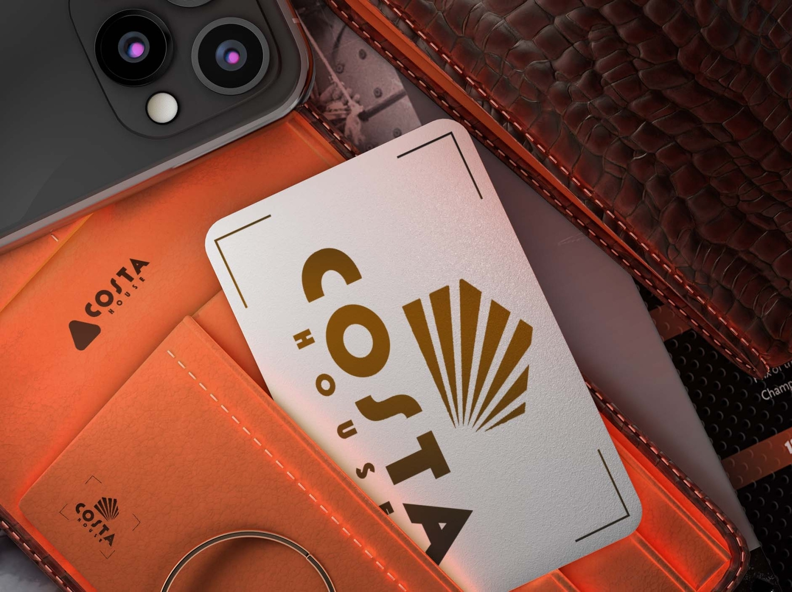 Free Costa Coffee Card Mockup by Anuj Kumar on Dribbble