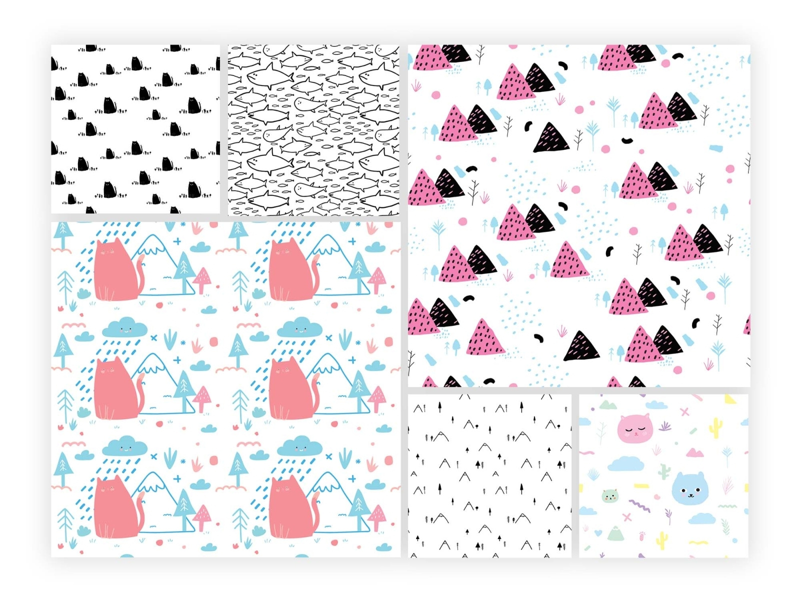 Free Playful Patterns Vector by Anuj Kumar on Dribbble