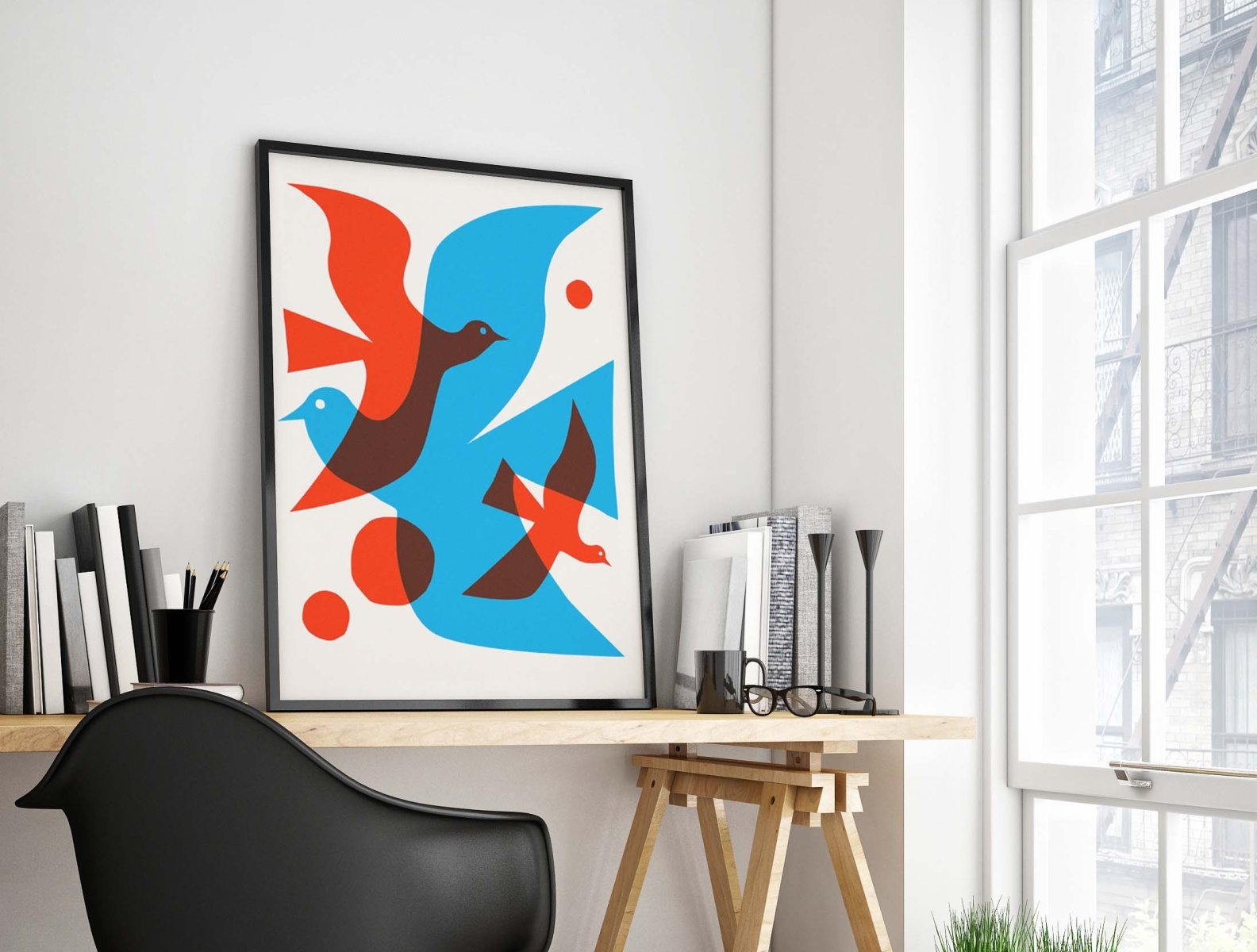 Free Home Wall Poster Mockup by Anuj Kumar on Dribbble