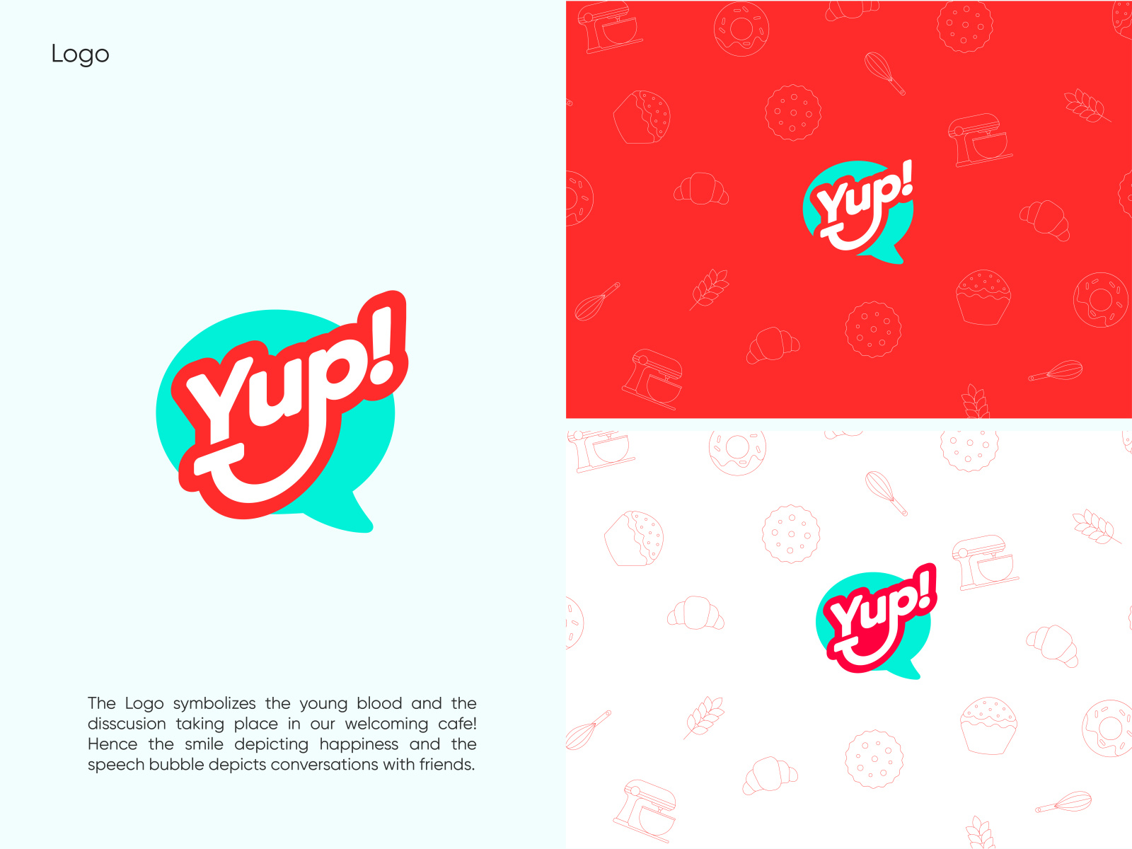Yup! Cafe Coffee Shop Branding & Logo Designing by Leo9 Studio | UI UX ...