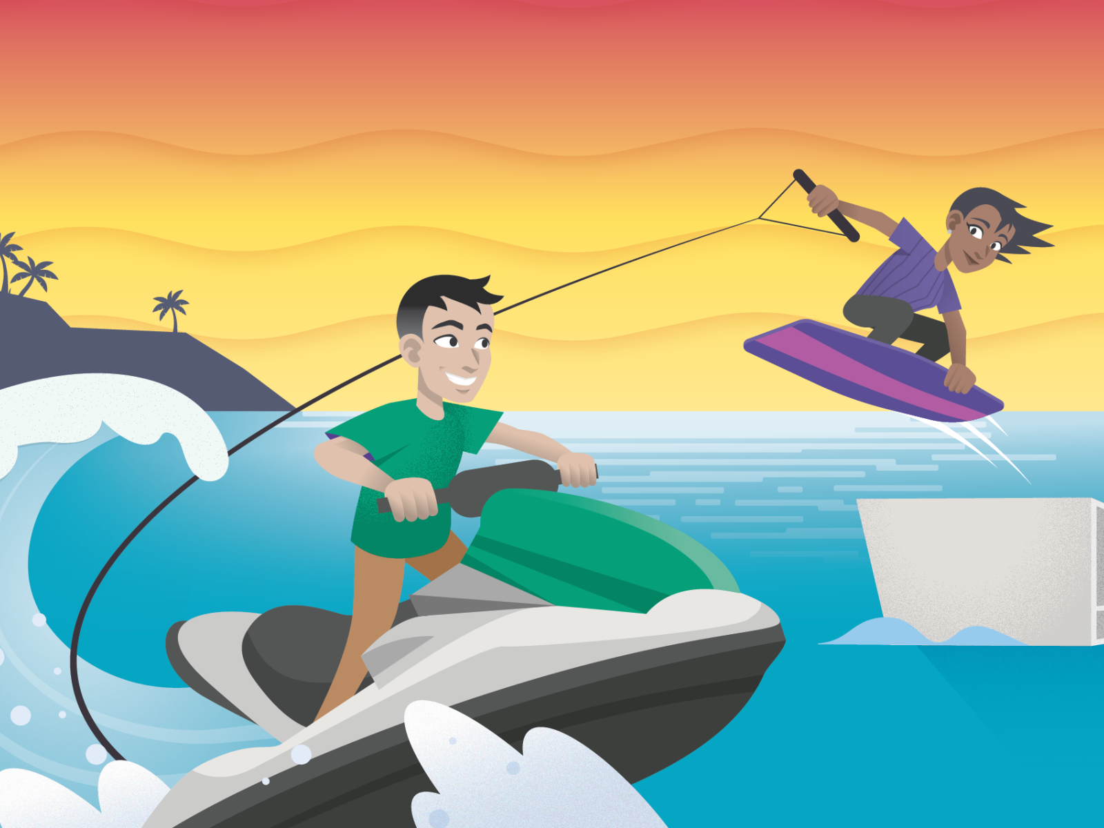 Tropical Angles by Jonathan Puckett on Dribbble