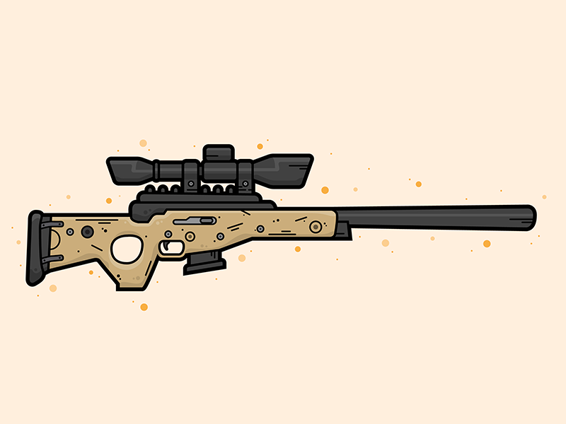 bolt action sniper by prokop TV on Dribbble
