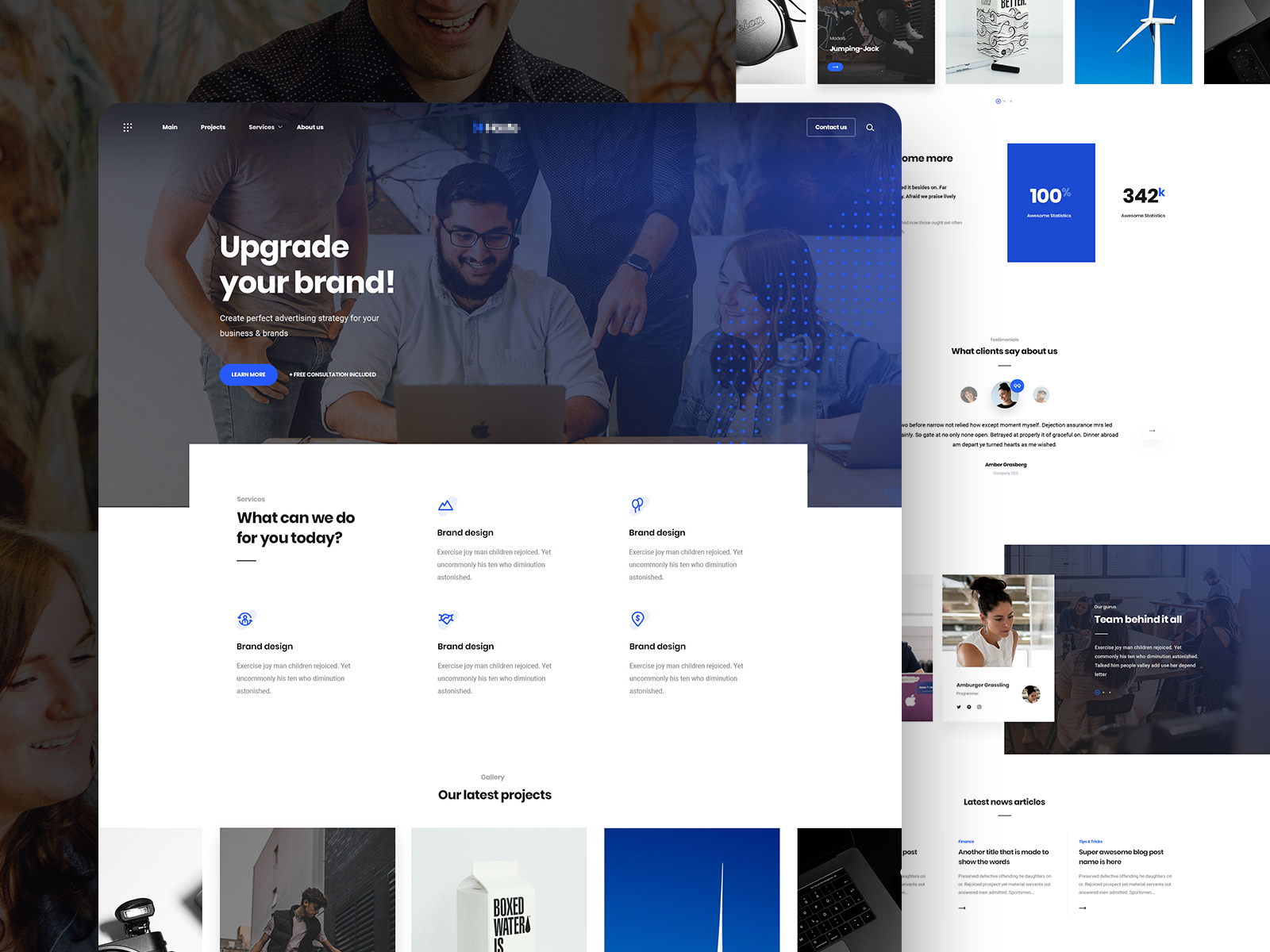Upcoming project draft #3 - Branding Strategy Agency by Shufflehound on ...