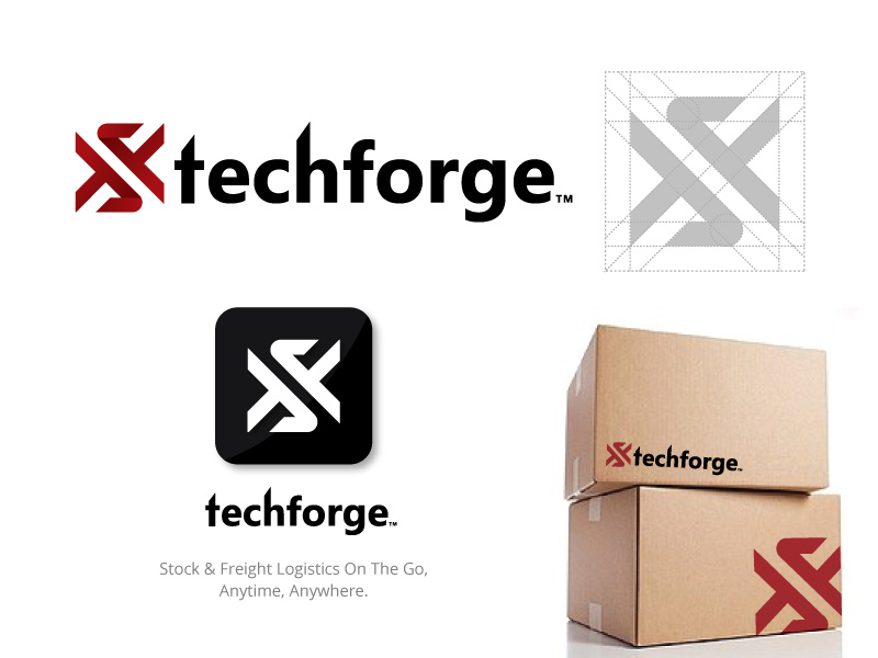 Techforge brand development by Emily Randalls on Dribbble