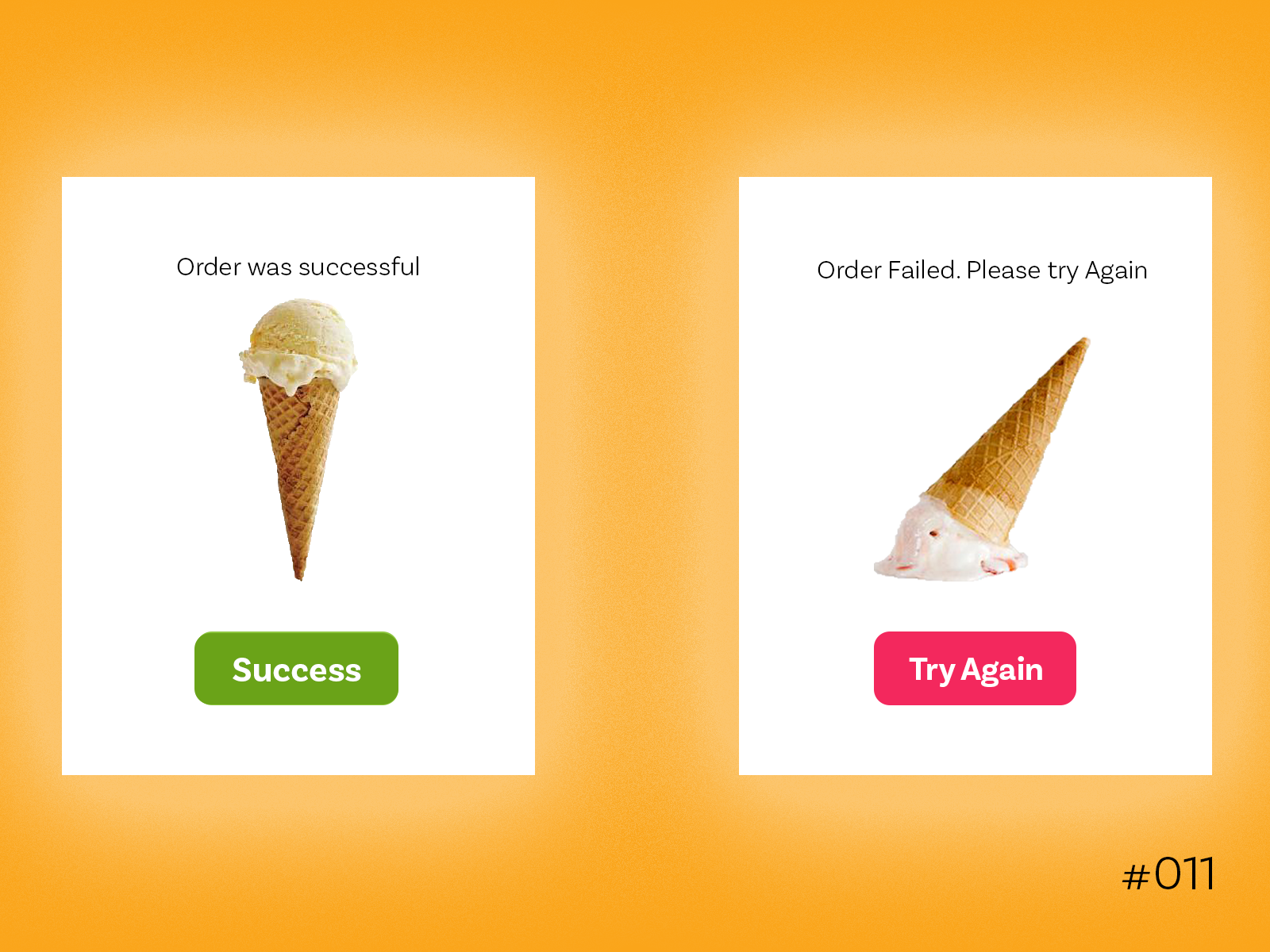 Daily UI - Flash Message 011 by Montana Barrett on Dribbble