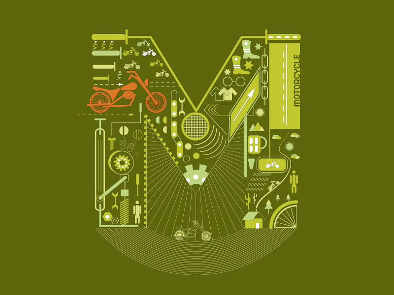 Alphabet Stories Letter M by Rade Stjepanović on Dribbble