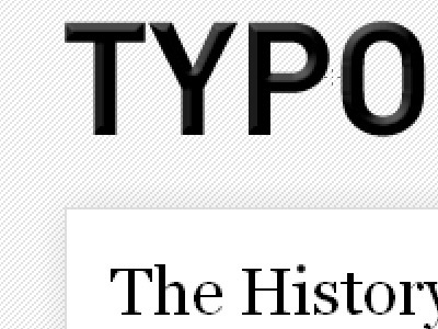 Typography Aggregator Website Teaser by Paul Randall on Dribbble