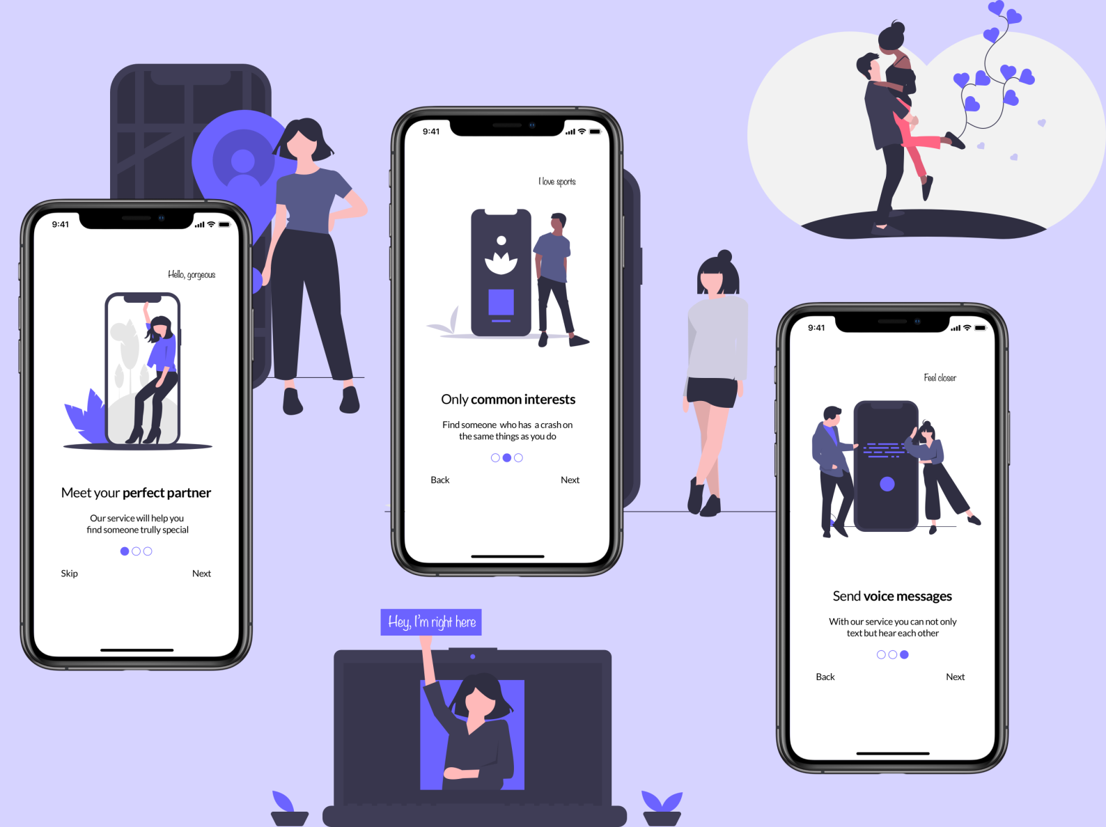 #Daily UI #23 Onboarding by Olga Rybachenko on Dribbble