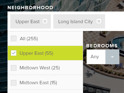 TFC Neighborhood Dropdown by Jacob Cass on Dribbble