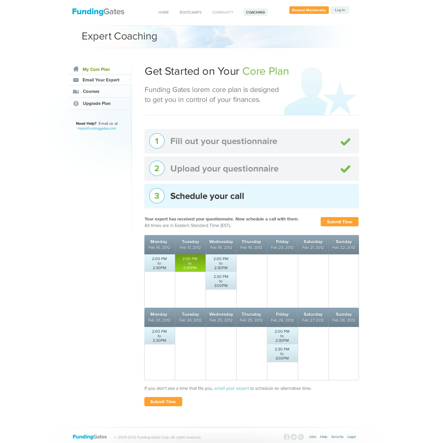 Core Plan UI by Jacob Cass on Dribbble