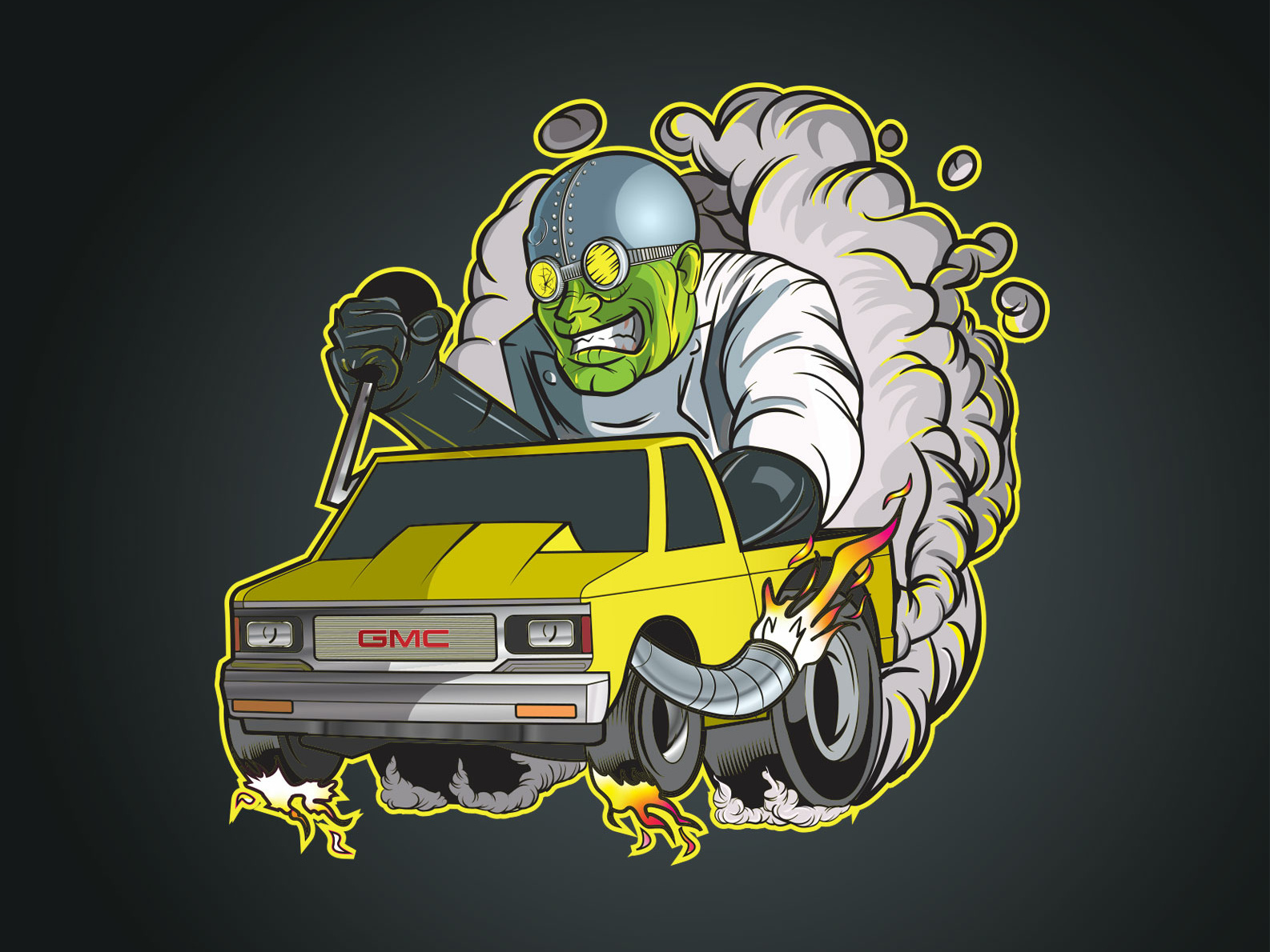 Chrome Dome Racing by Patrick Clark on Dribbble