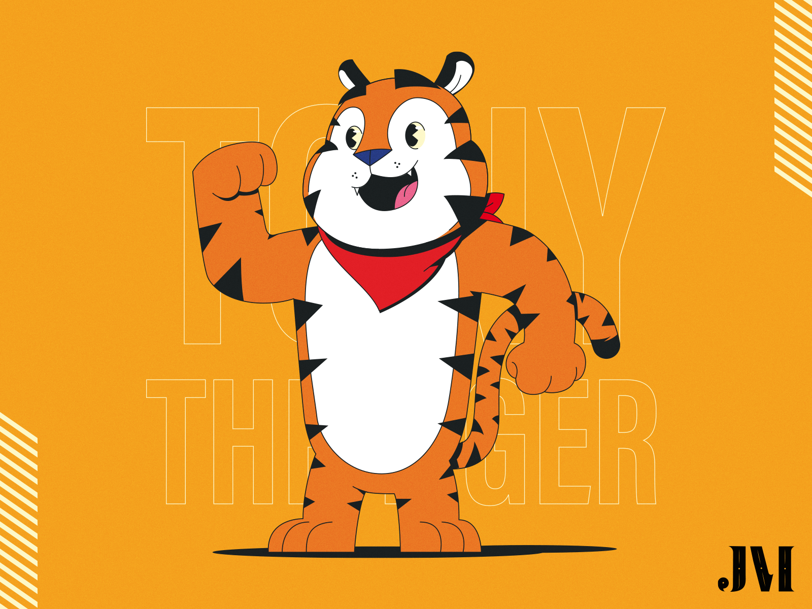Tony The Tiger by Juan Meneses on Dribbble