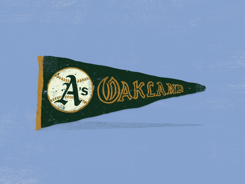 1970s Oakland Athletics by Charlie Mertens on Dribbble