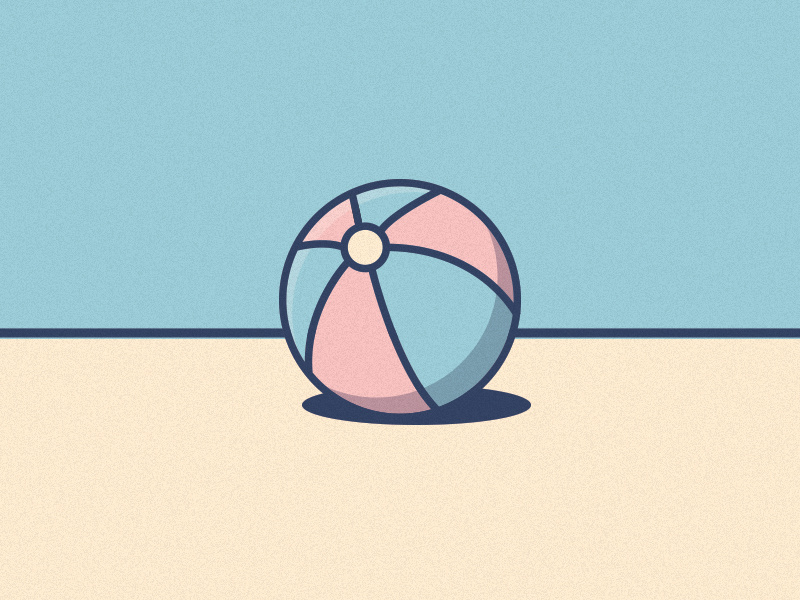 Beachball by Charlie Mertens on Dribbble