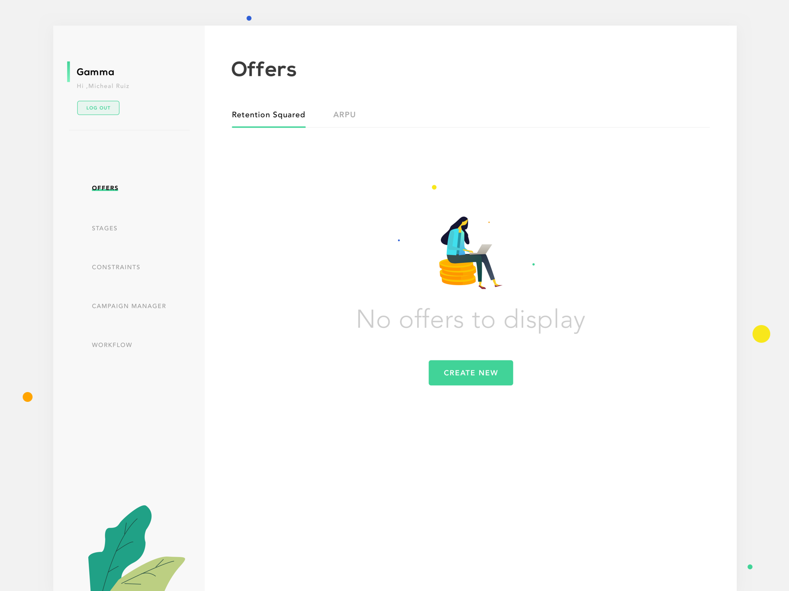 Offer Empty Screen by Damith Premakumara on Dribbble