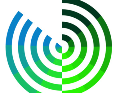 Test logo with color ! by botty on Dribbble