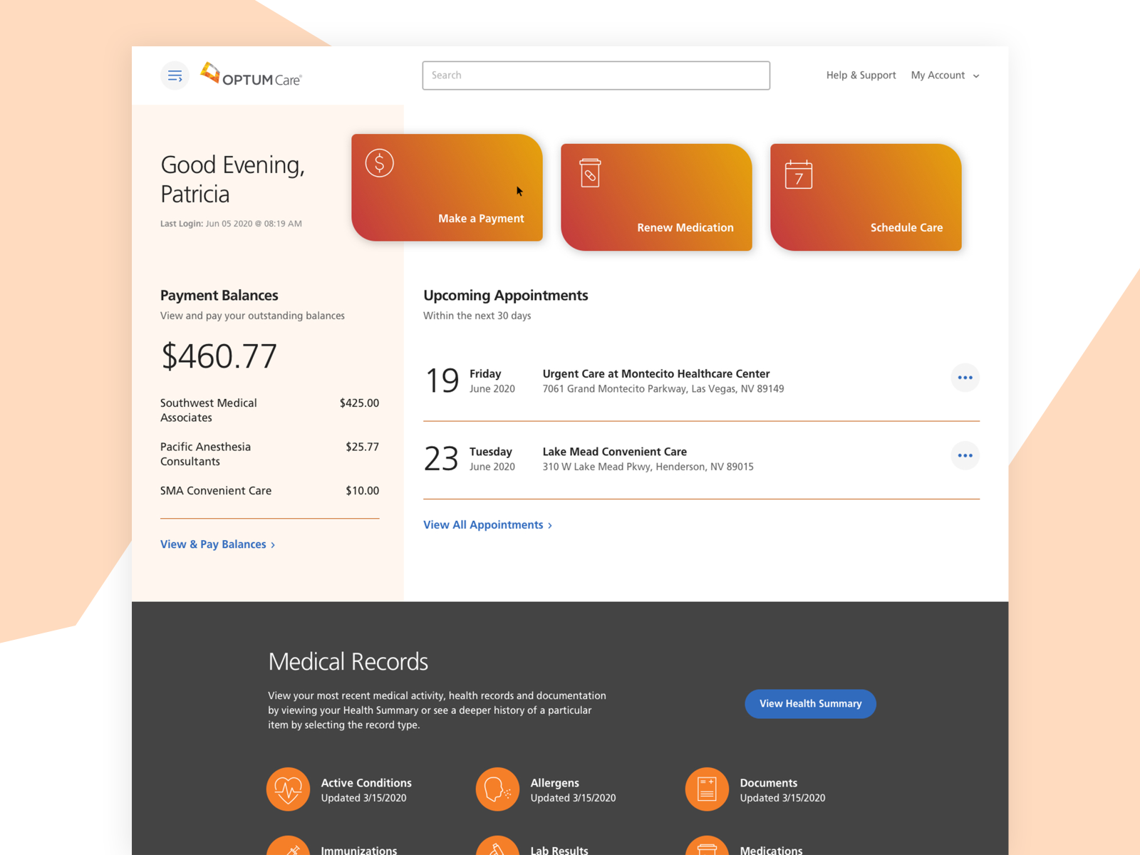 Optumcare Patient Portal